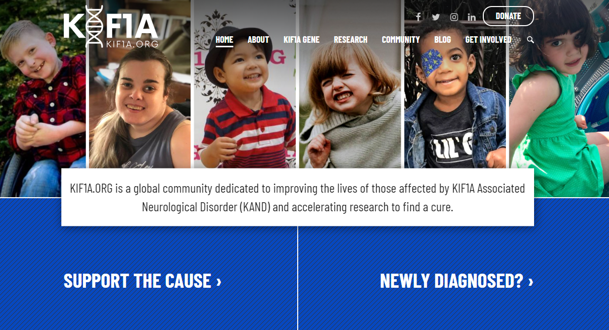 Meet the New KIF1A.ORG - KIF1A